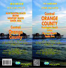 Detailed Street Map of Central Orange County – Desert Map and Aerial Photo